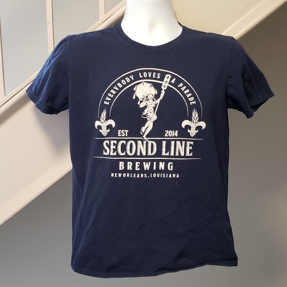 Shirts | Second Line Brewing Company Medium Tshirt | Poshmark